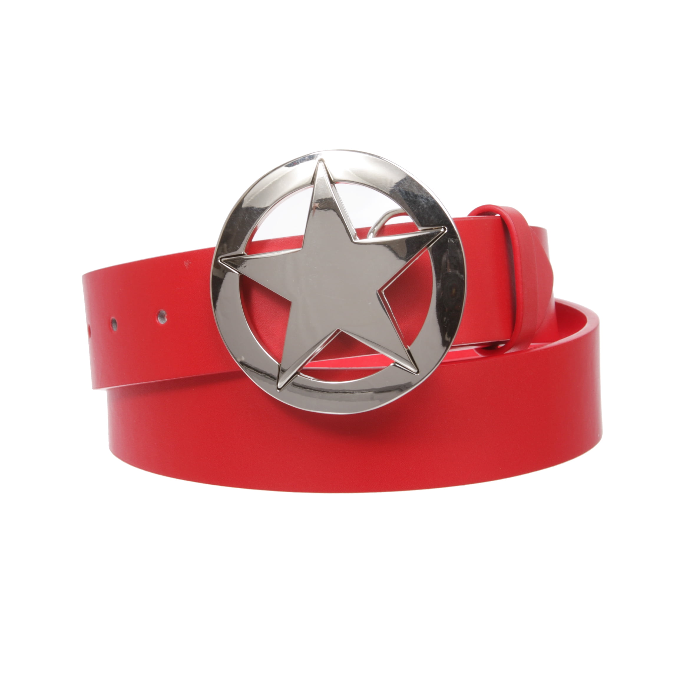 Texas Star Belt & Buckle Combo – PU Leather Snap-On Belt – 19 Colors ...