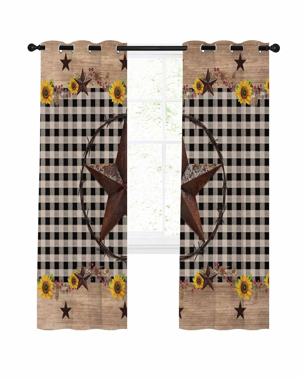 Texas Star Blackout Curtains, Light Blocking Print Window Curtains ...