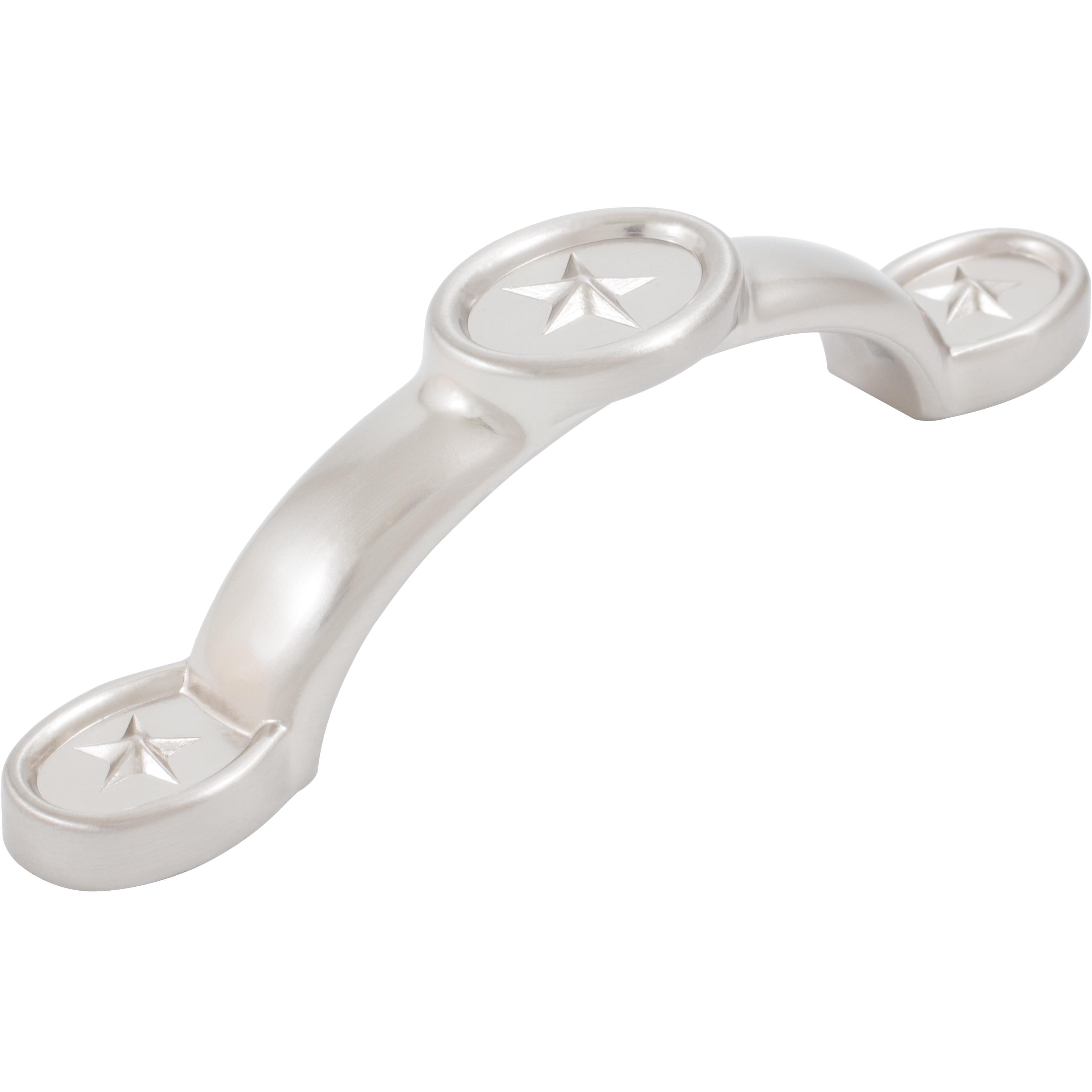 Texas Star Cabinet Pull, 3 Inches, 96 Millimeters, Satin Nickel by ...