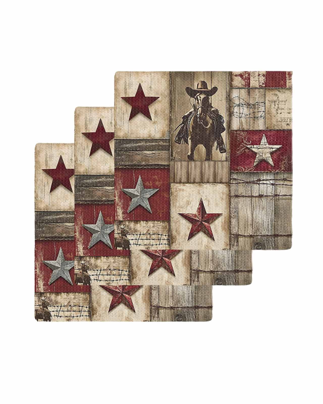 Texas Star Vintage Kitchen Dish Towels for Drying Dishes Set of 3 ...