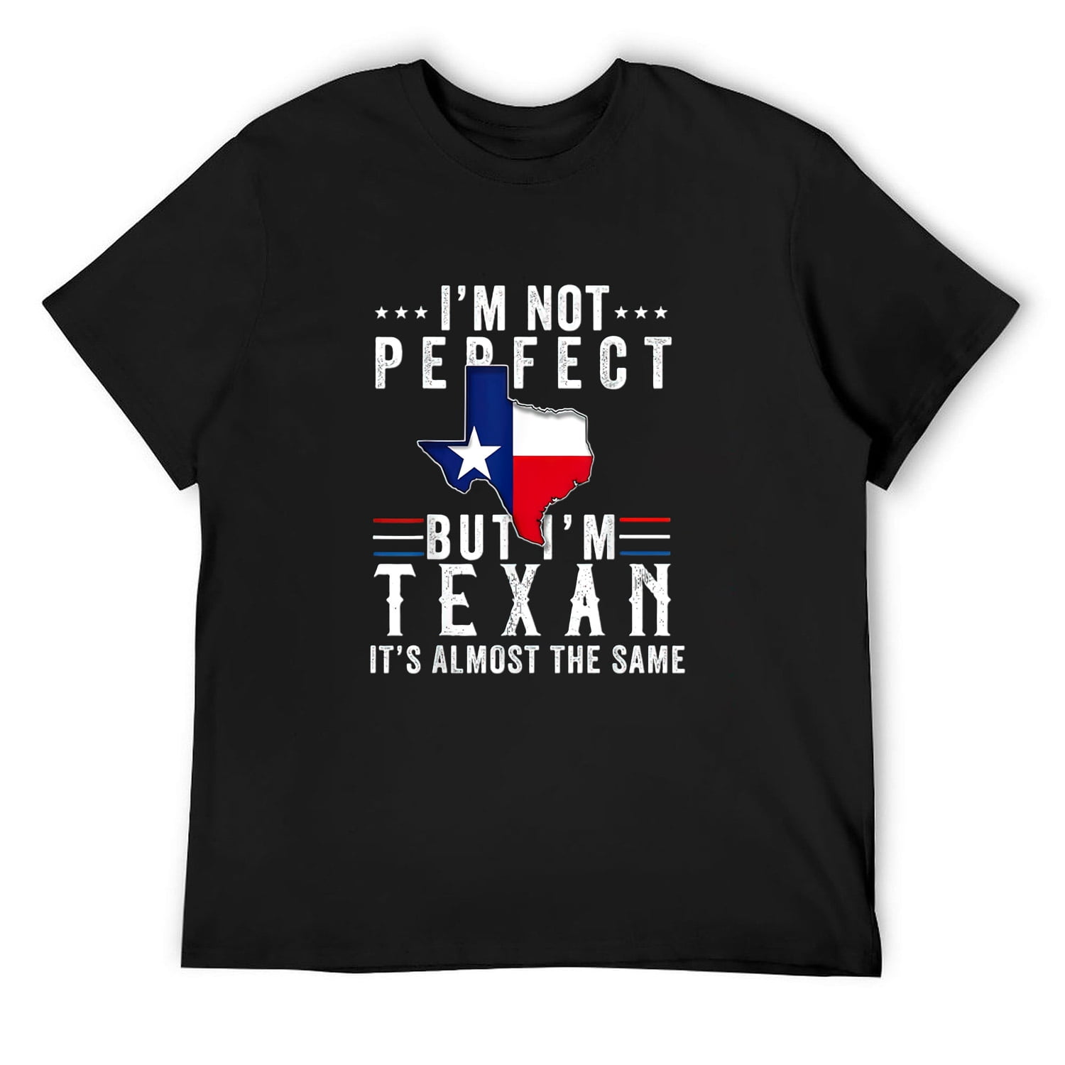 Texas State Flag Men Men Funny Texan Pride Souvenir T-Shirt Black Small ...