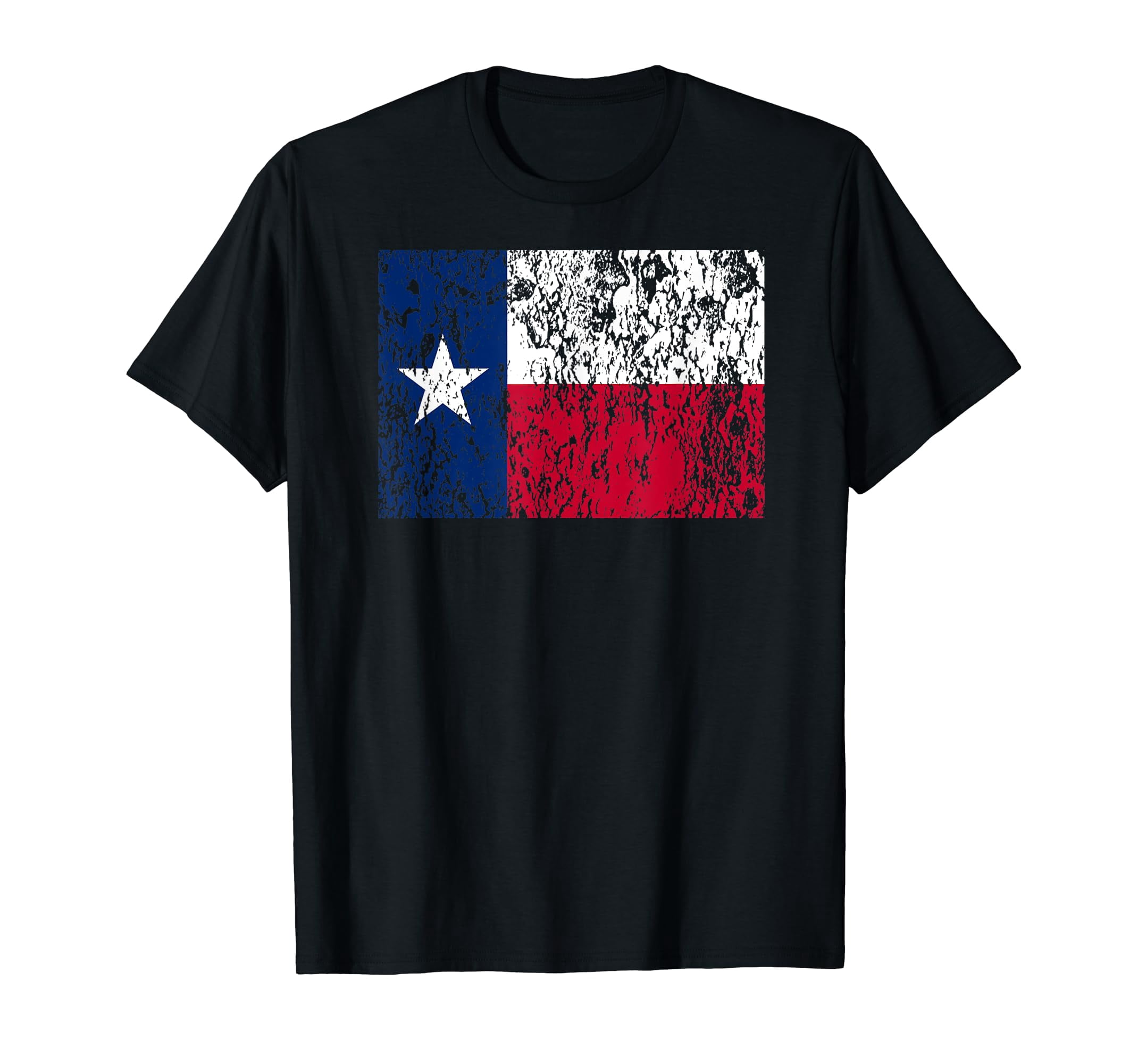 Texas State Flag TShirt Distressed Cool Tee Patriotic - Walmart.com