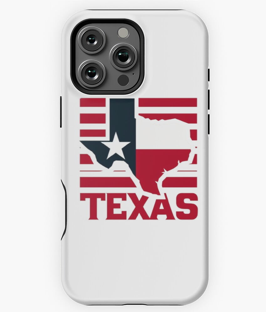 Texas State Logo Lone Star Pride Phone Case for iPhone 16 15 14 13 12 ...