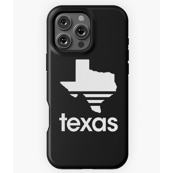 Texas State Outline Simple Map Art Phone Case for iPhone 16 15 14 13 12 ...