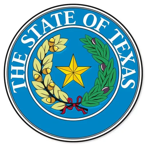 Texas State Seal Flag Bumper Sticker Decal Phone Decal Water Bottle ...