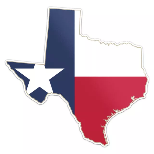 Texas State Sticker Phone Decal Water Bottle Stickers Car Decals ...