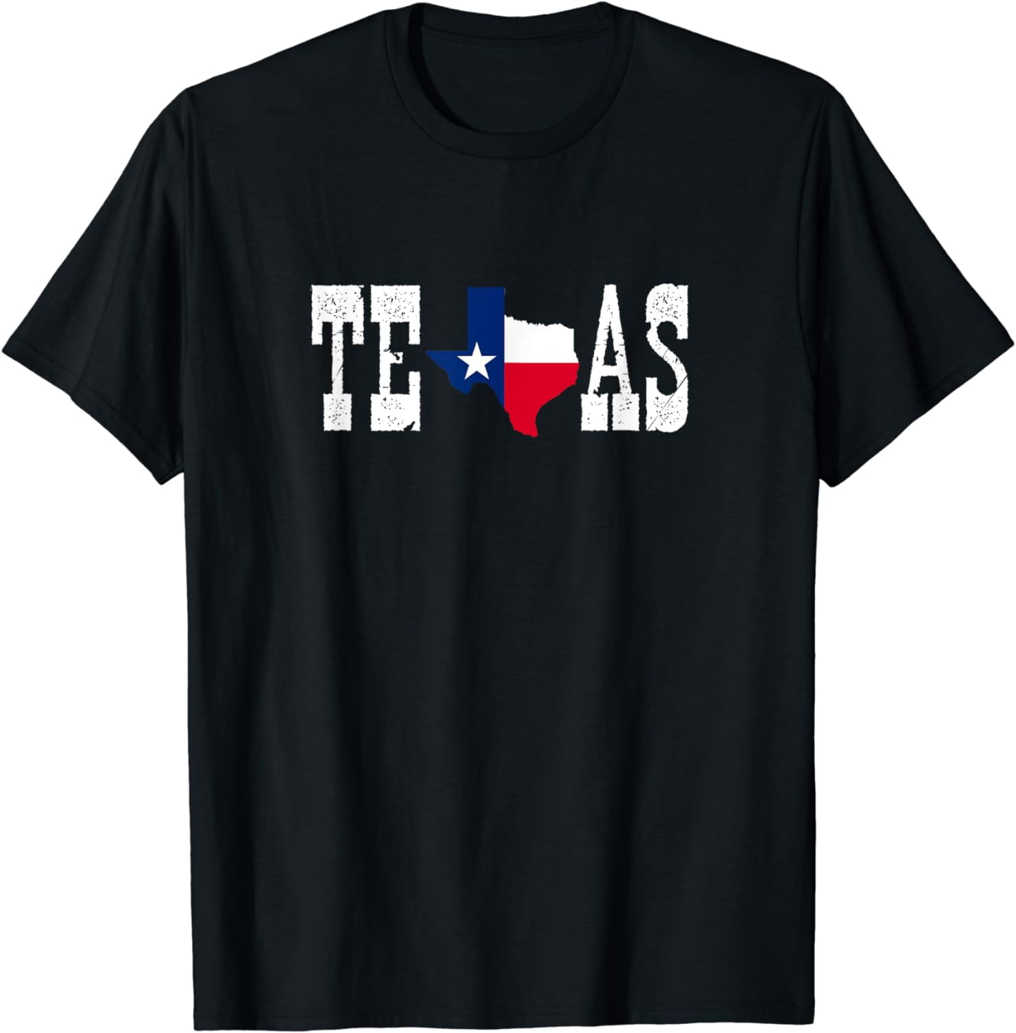 Texas State and Texas Flag with Pride for Texas T-Shirt - Walmart.com