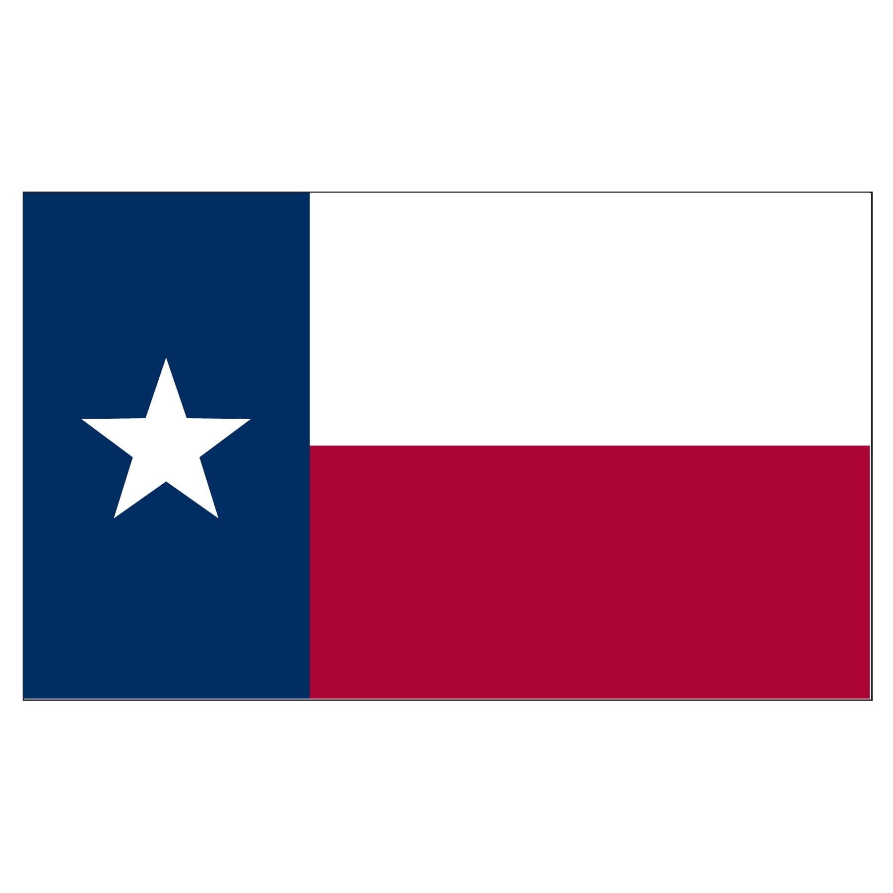 Texas Stick Flag 12in x 18in Polyester - Black Staff - Walmart.com