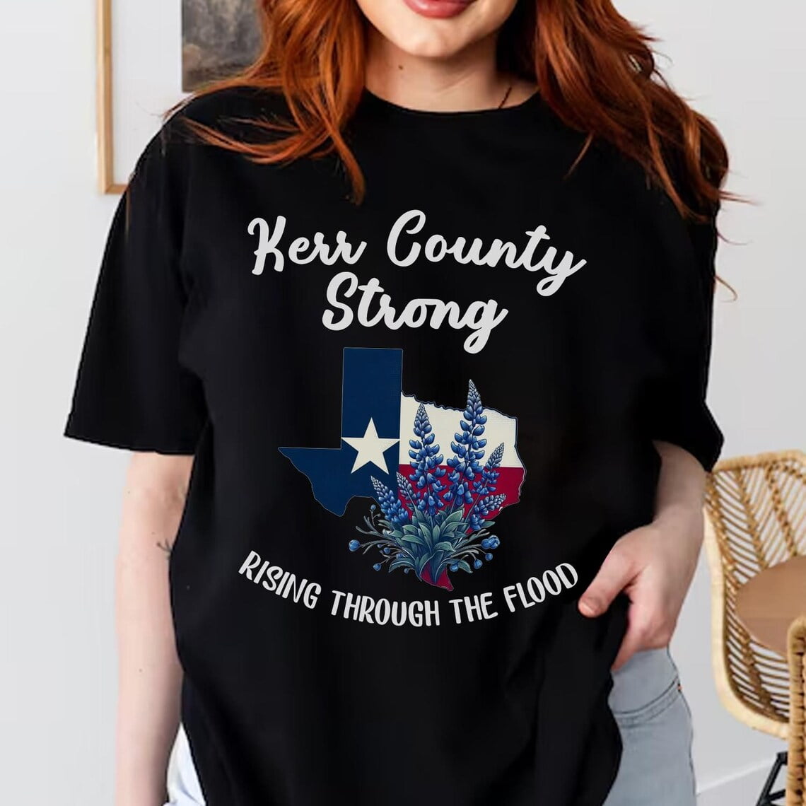 Texas Strong Flood Disaster Relief T-Shirt, Hope Strength Community ...