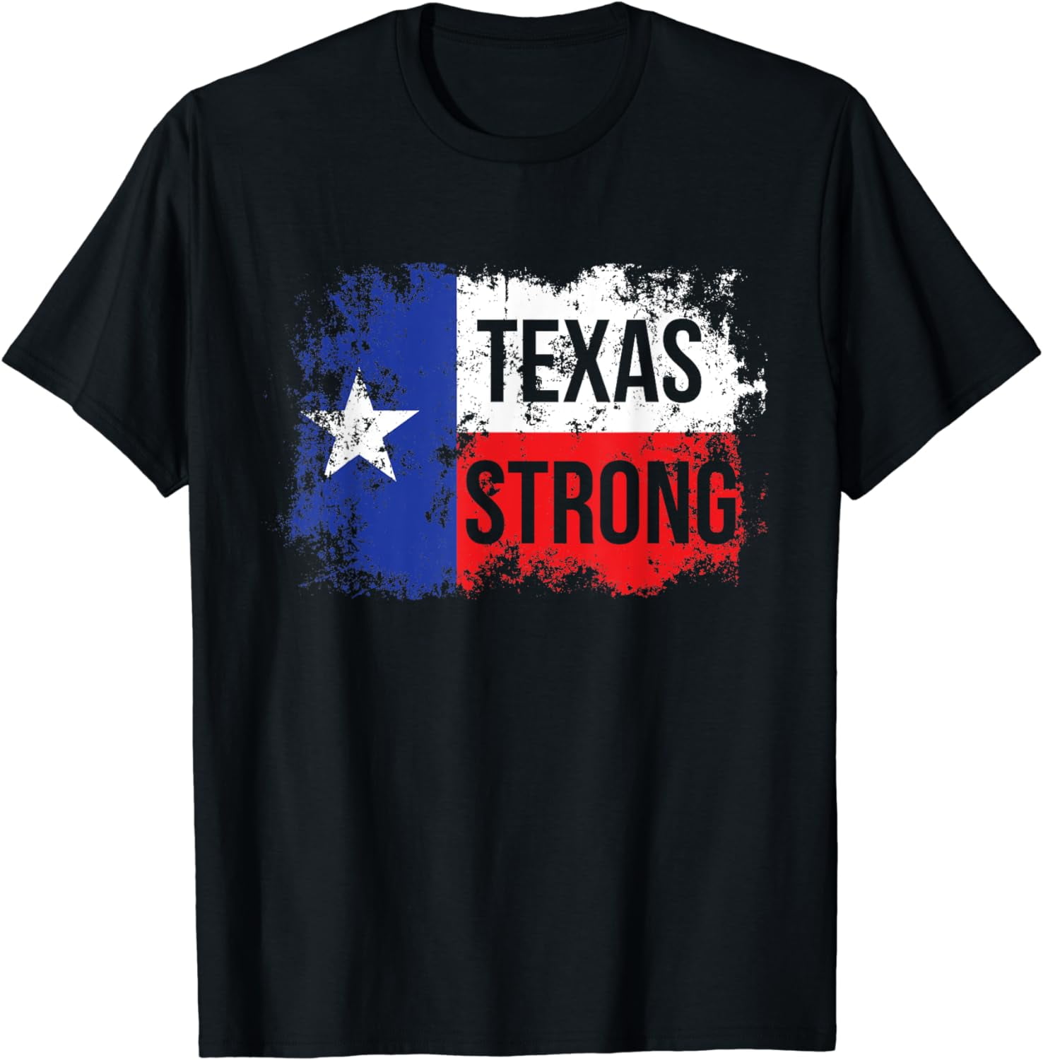 Texas Strong Lone Star Flag Vintage T-Shirt - Walmart.com