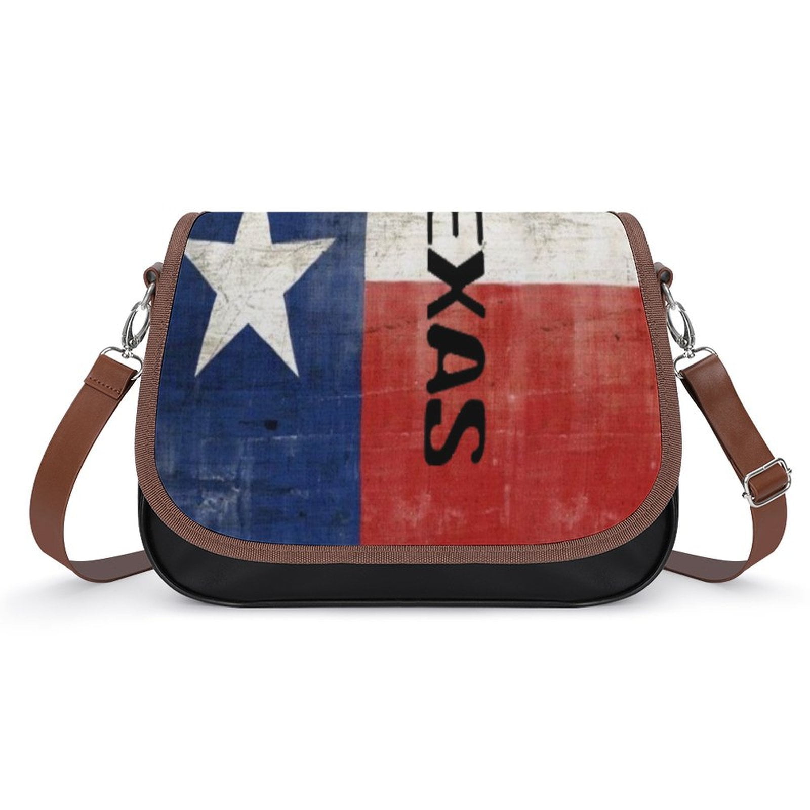Texas Symbol Vintage Crossbody Bag for Women Medium Leather Hobo Bags ...