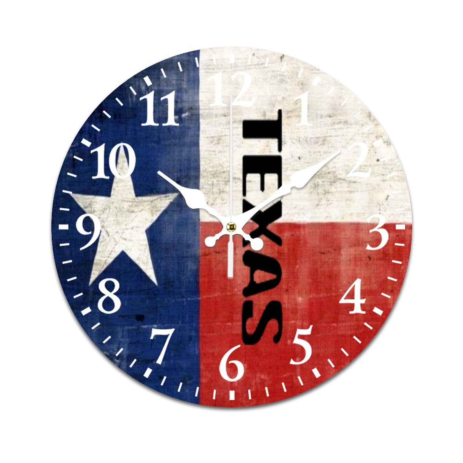 Texas Symbol Wall Clock Modern Design Clocks Wall Hanging Home Office ...