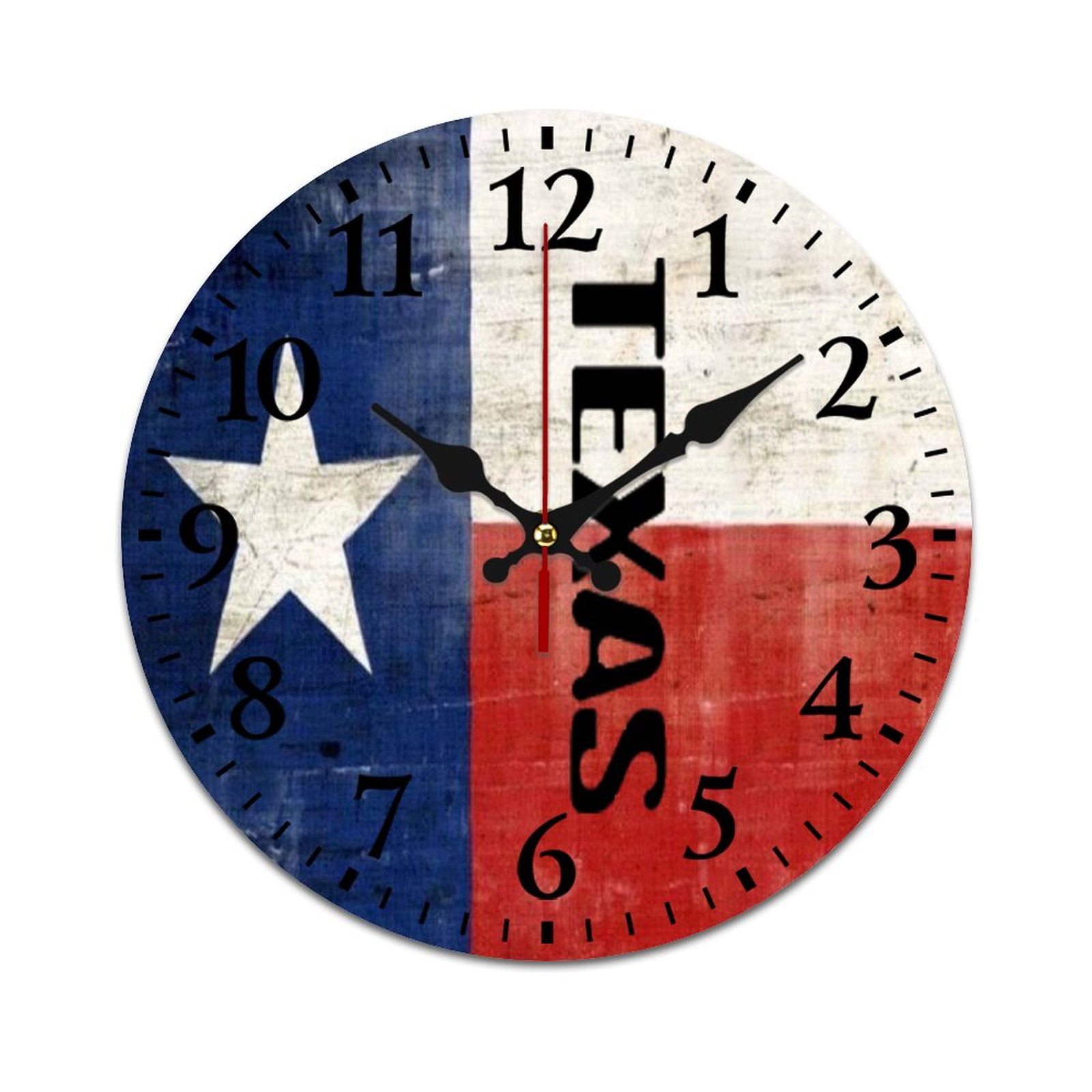 Texas Symbol Wall Clock Modern Design Clocks Wall Hanging Home Office ...