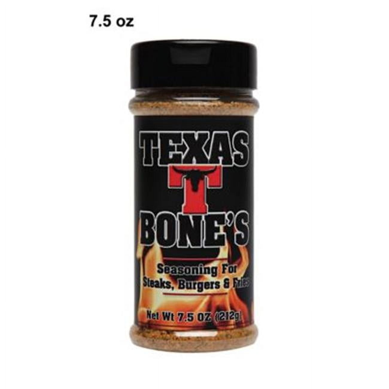 Texas T Bone's Seasoning For Steaks Burgers & Fries Bold Dry Rub 14 Oz ...