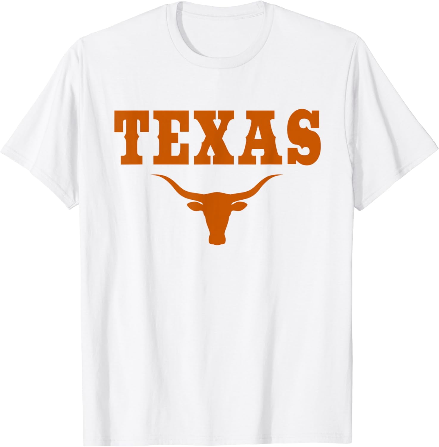 Texas TX American Bull United States Font T-Shirt - Walmart.com
