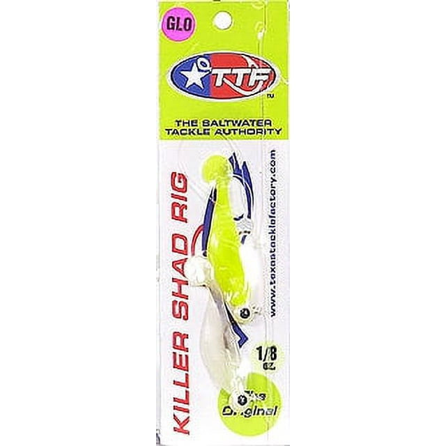 Texas Tackle Double Shad Fishing Lure - 2 Size Jigging Bait - Walmart.com