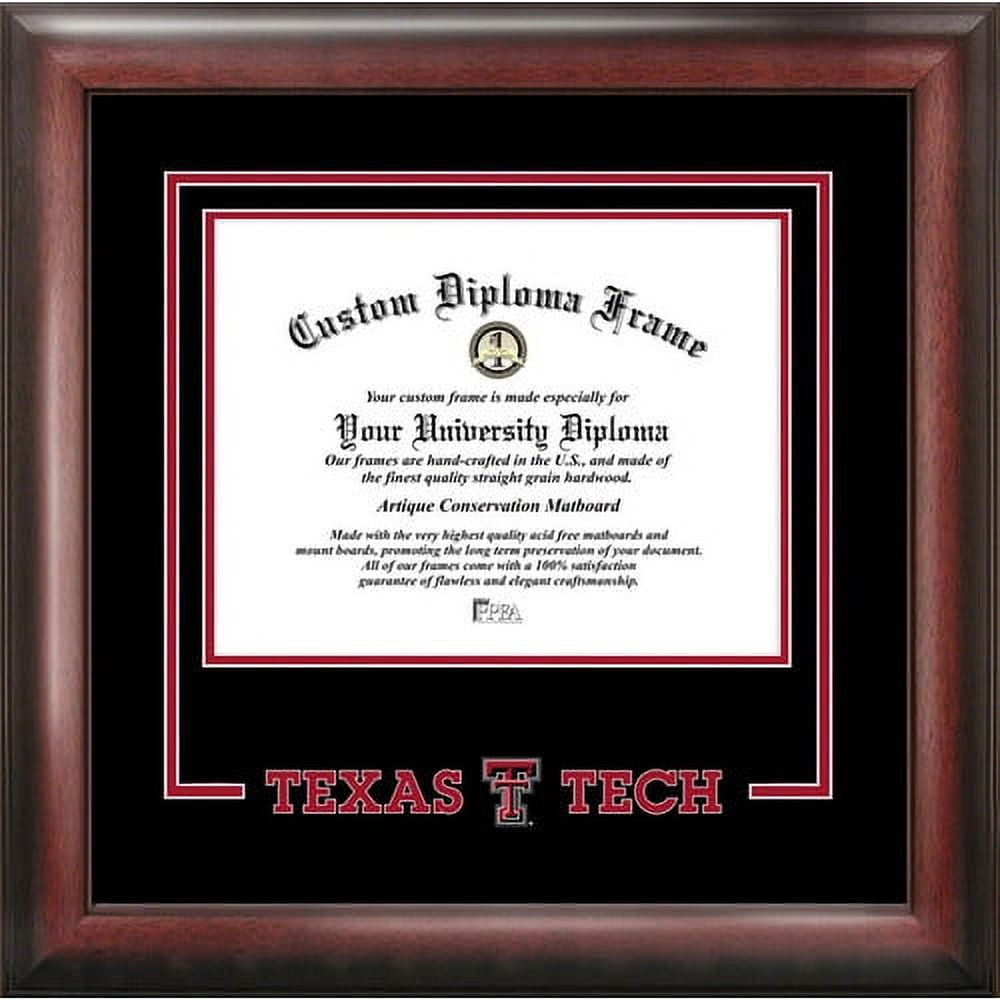 Free Shipping! Texas Tech Red Raiders 11" x 14" Spirit Diploma Frame ...