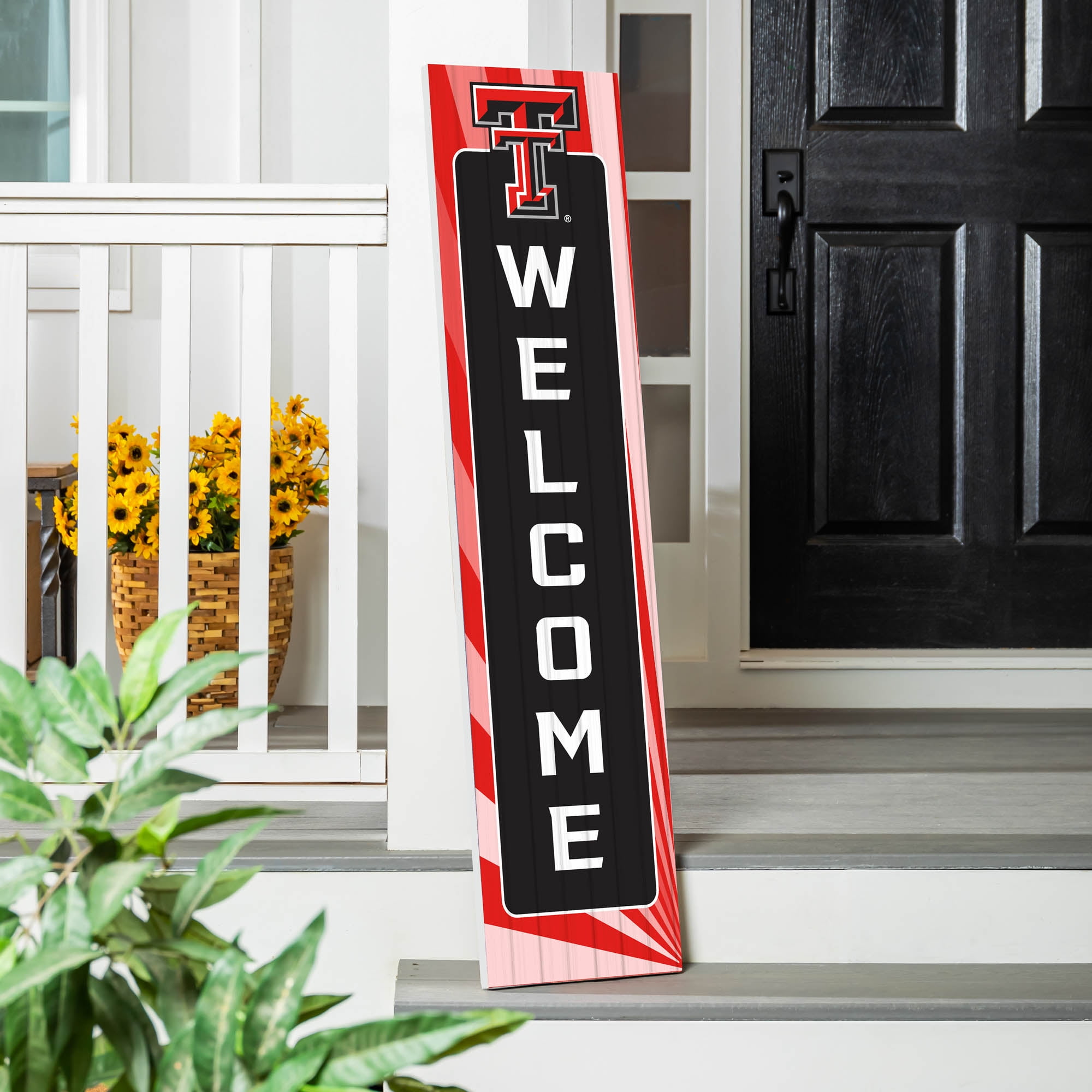 Texas Tech Red Raiders 47" Color Waves Porch Leaner Welcome Wall Sign ...