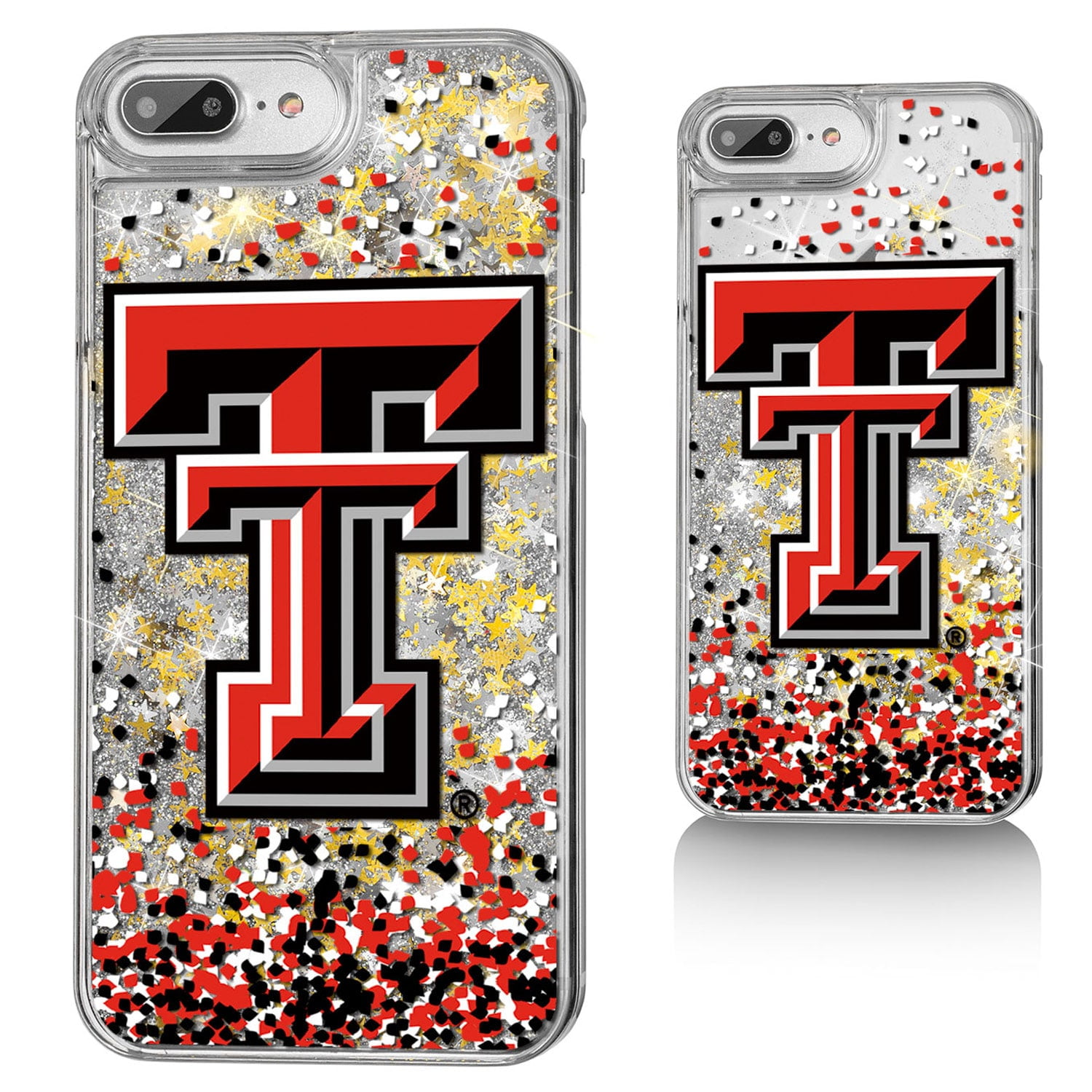 Texas Tech Red Raiders iPhone Glitter Confetti Design Case - Walmart.com