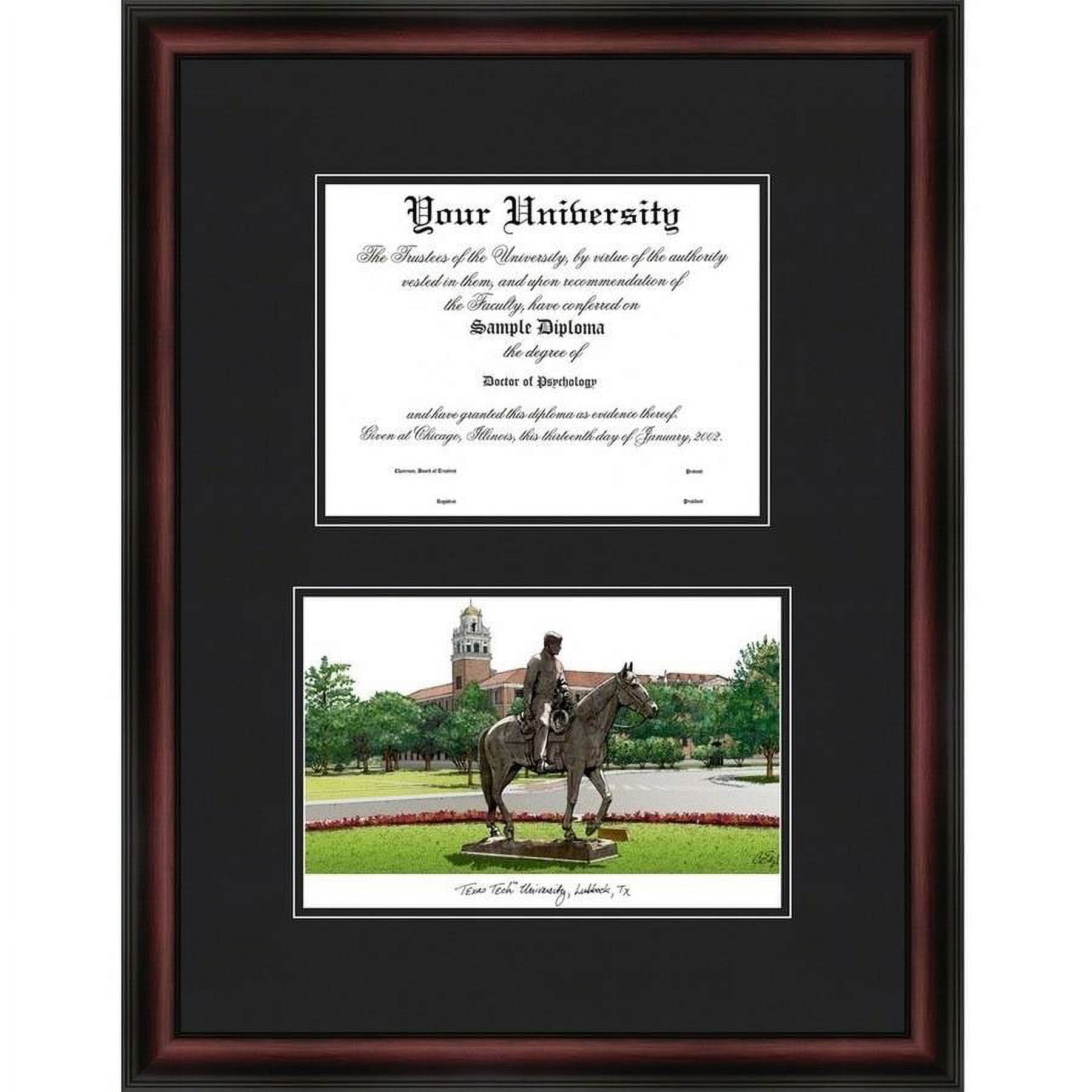Texas Tech University 11" x 14" Diplomate Diploma Frame - Walmart.com