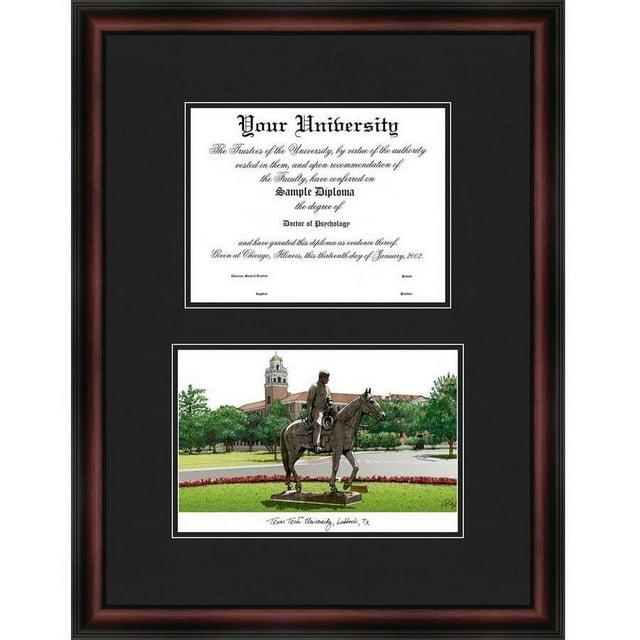 Texas Tech University 11" x 14" Diplomate Diploma Frame - Walmart.com