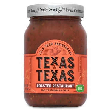 Clint's Mild Texas Salsa 16 oz Low-Calorie Salsa with Tomatoes Spices ...