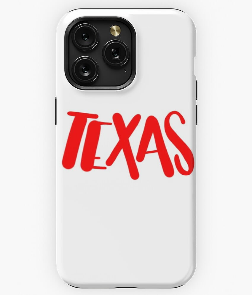 Texas The Lone Star State Map Outline Graphic A9155 Phone Case for ...