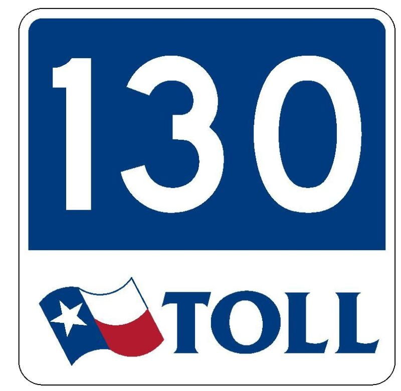 Texas Toll Road 130 Metal Sign Highway Sign Road Sign Decal Size: 12 ...