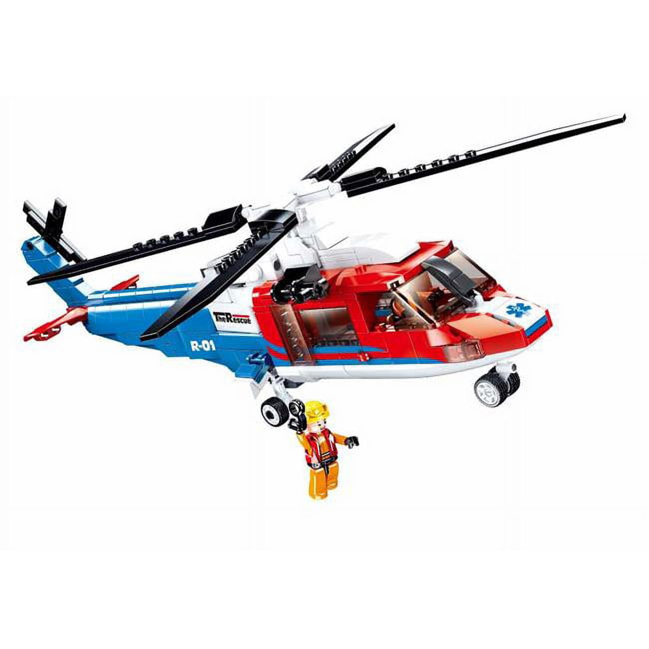The Rescue Medivac Coast Guard Helicopter 402 Pieces - Walmart.com