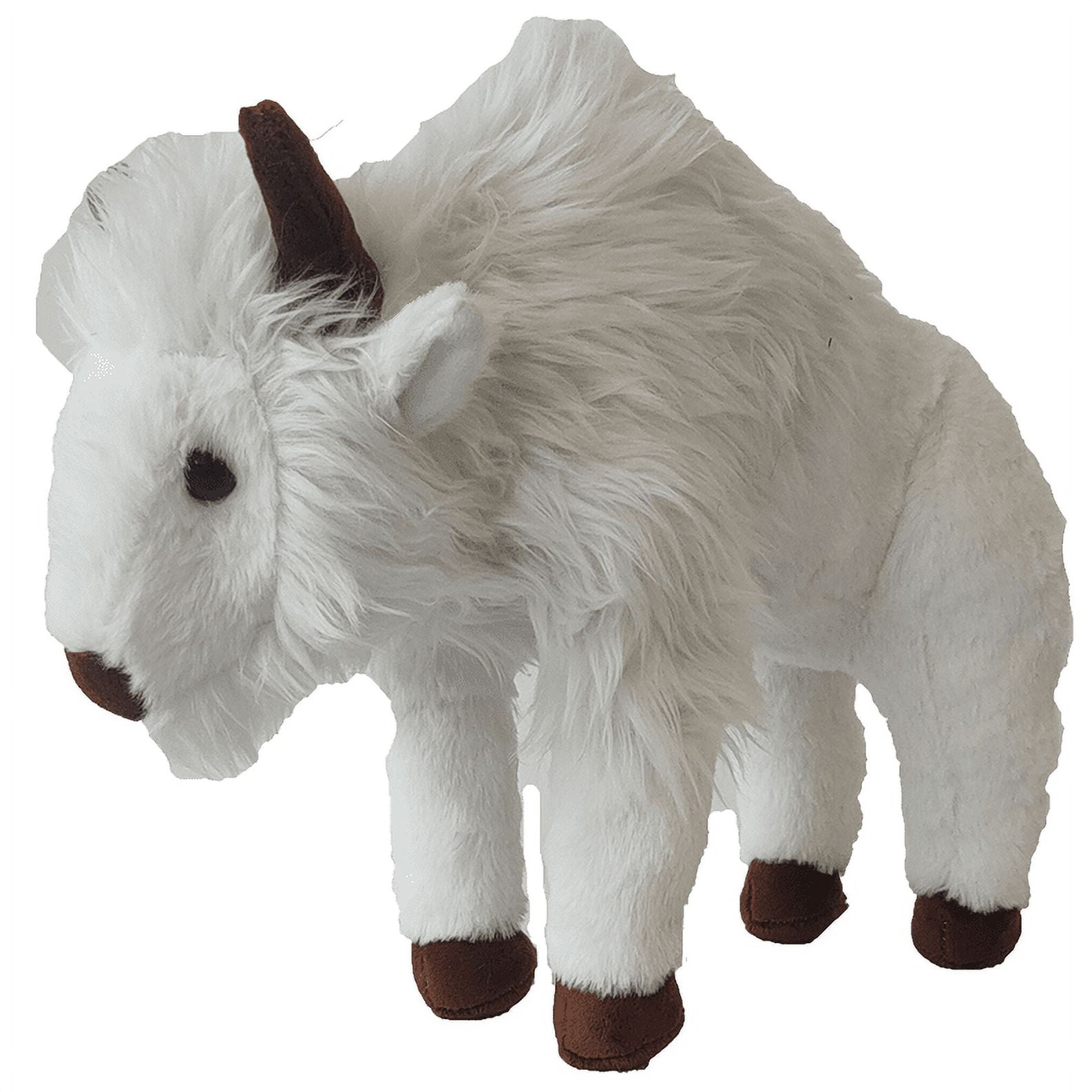 White Buffalo Plush 13" Stuffed Animal North American Plushie - Walmart.com