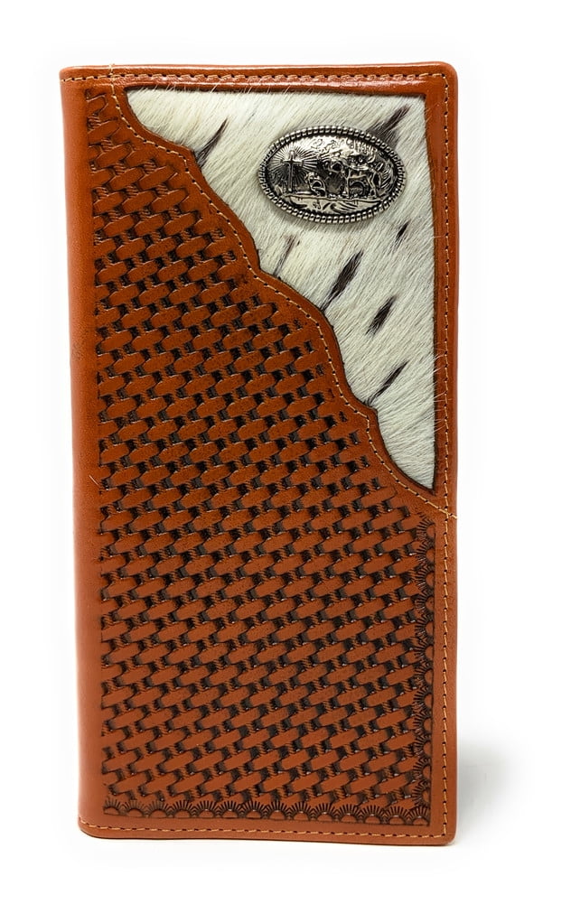 Texas West Men's Cow Fur Cowhide Genuine Leather Praying Cowboy ...