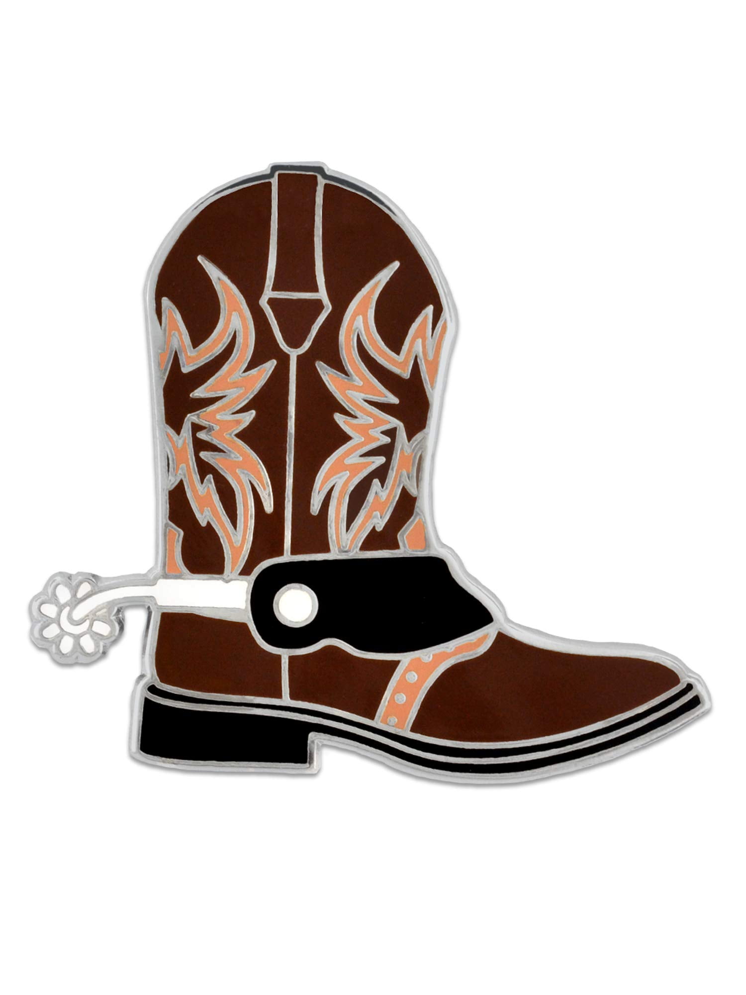 Texas Western Cowboy Boot Shoe Cowgirl Jewelry Fun Enamel Lapel Pin ...