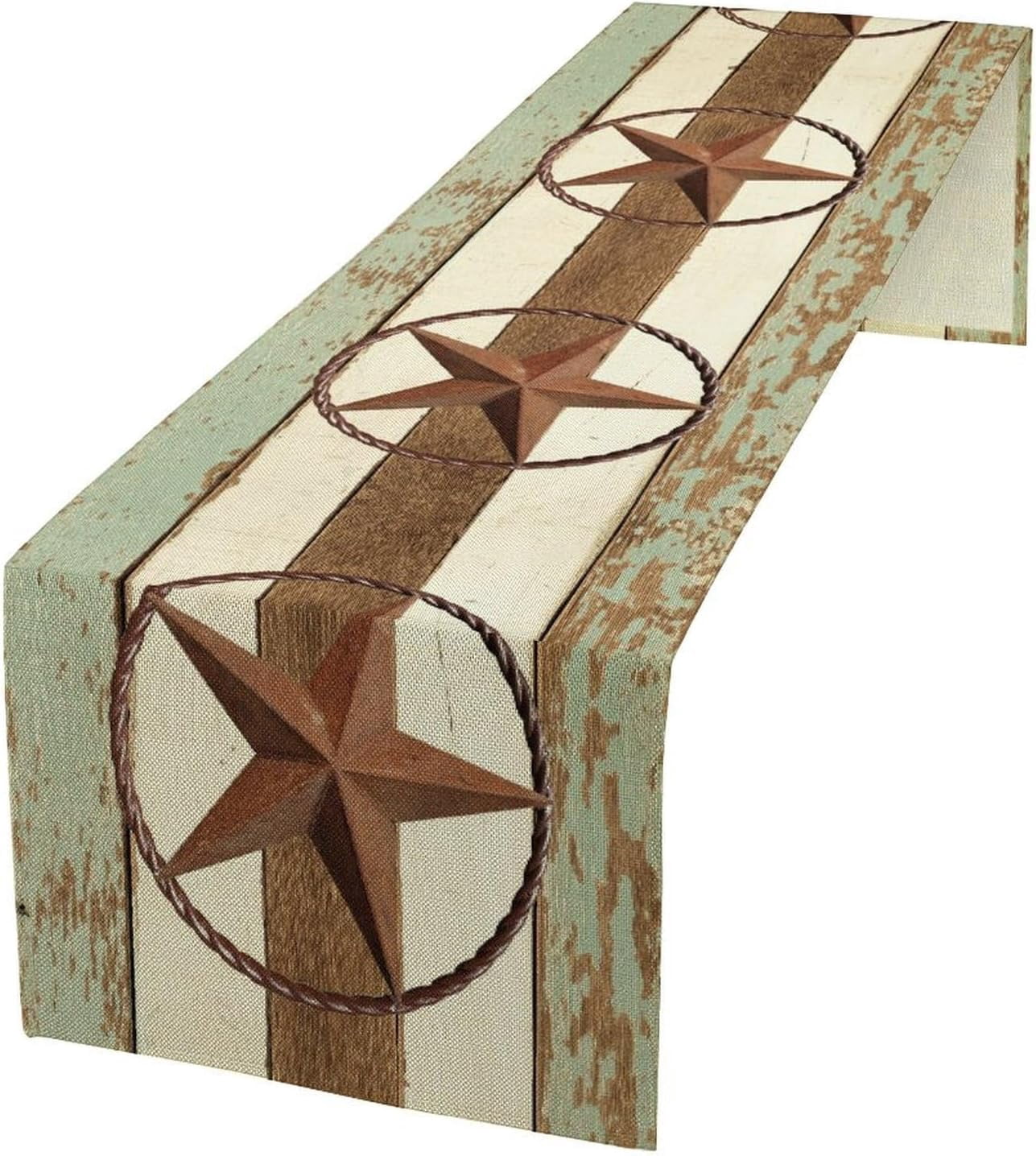 Texas Western Star Table Runner, Farmhouse Cowboy Country Barn Star ...