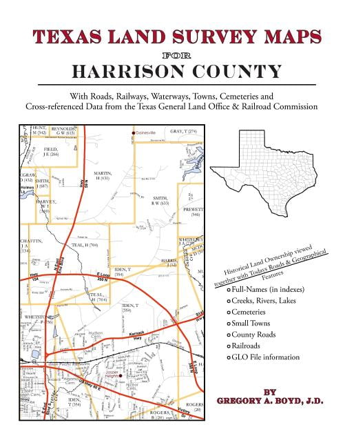 Texas land survey maps for harrison county: 9781420351743 - Walmart.com