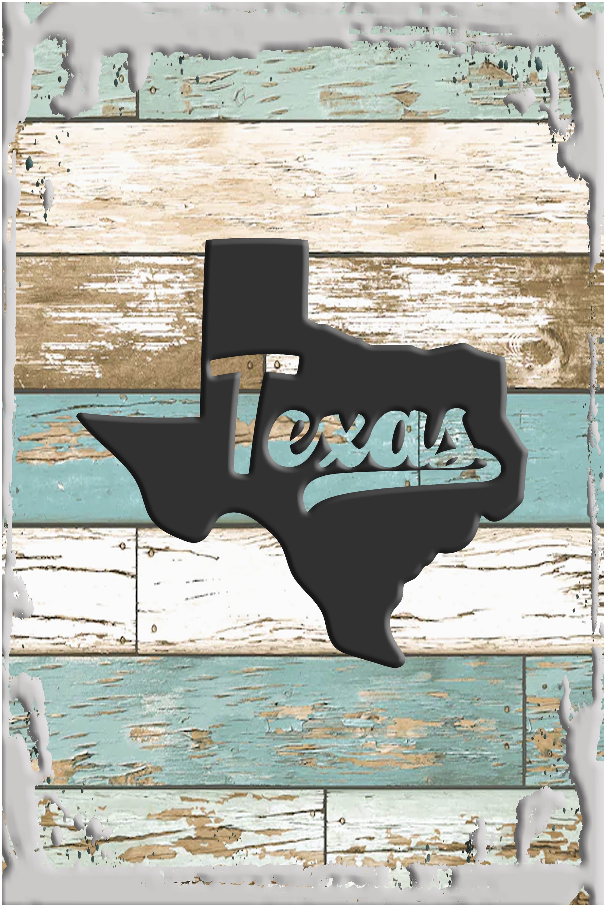 Texas state home hometown united states lonestar White Wall Art Decor ...