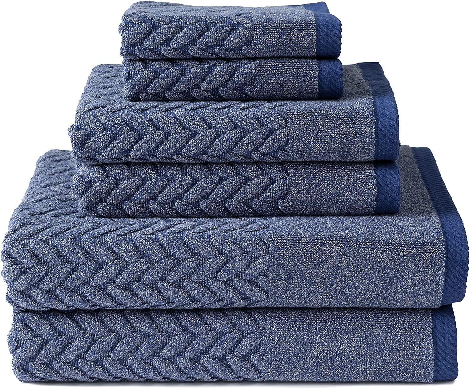 Texere 100% Organic Cotton Jacquard 650 GSM Premium Bath Towel Sets ...