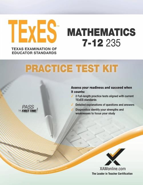 Texes: TExES Mathematics 7-12 235 Practice Test Kit (Paperback ...