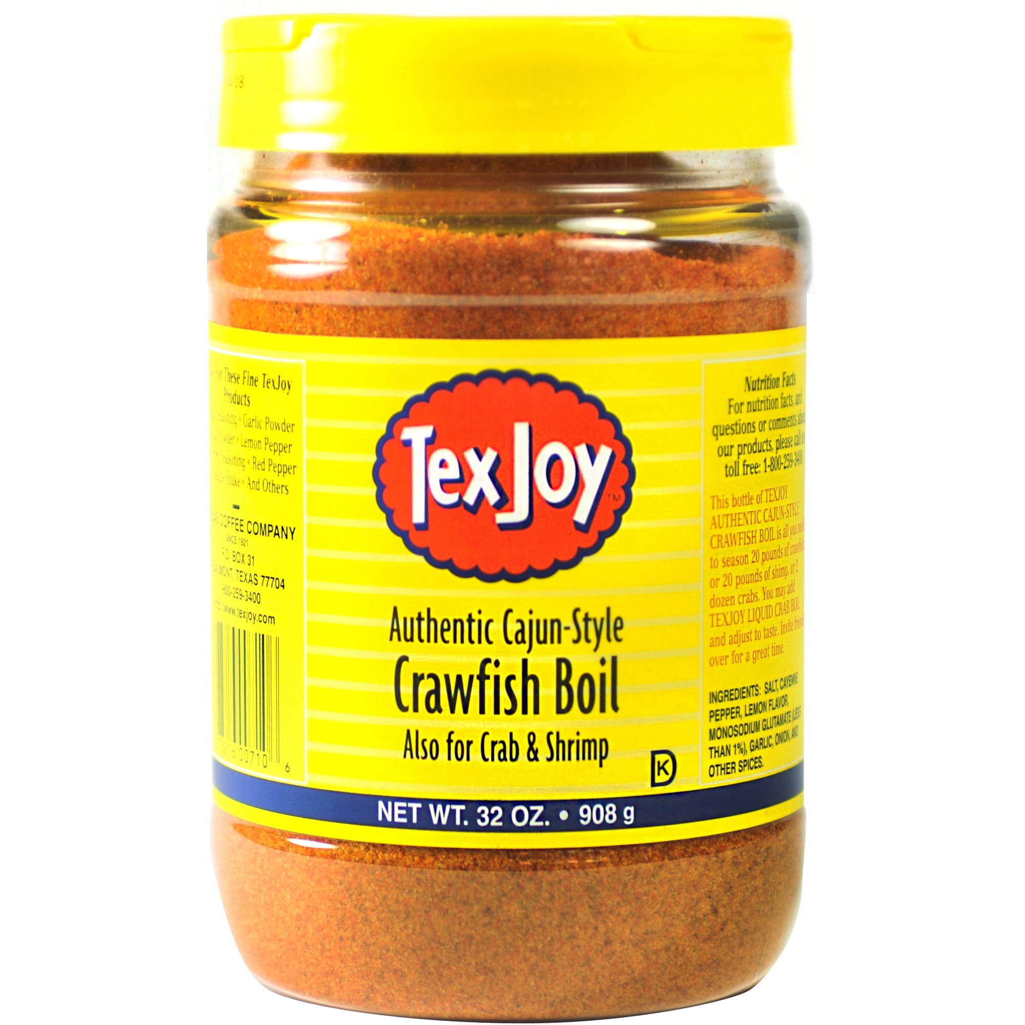 TexJoy Authentic Cajun-Style Crawfish Boil, 32 oz - Walmart.com