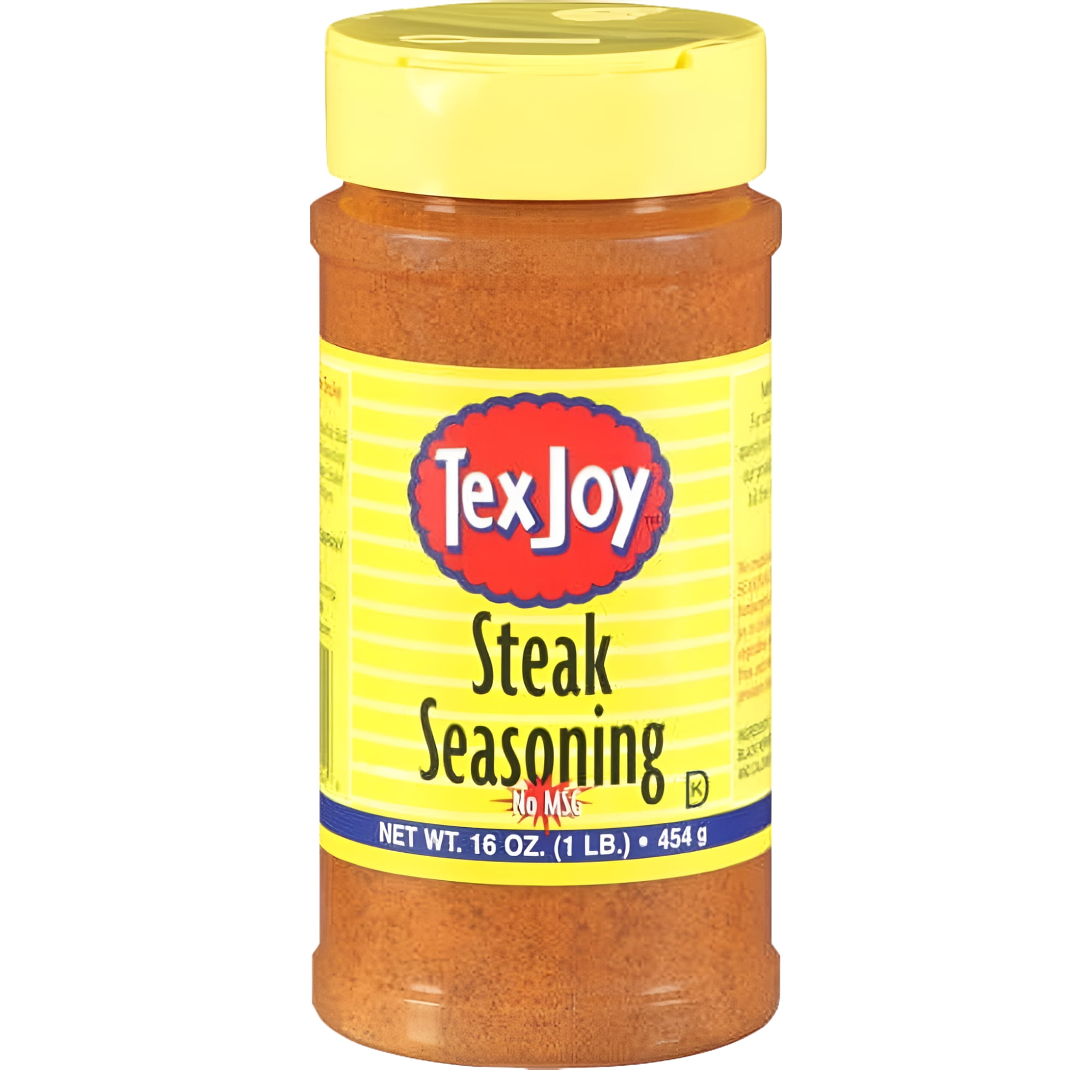 TexJoy No MSG Steak Seasoning, 16 oz - Walmart.com
