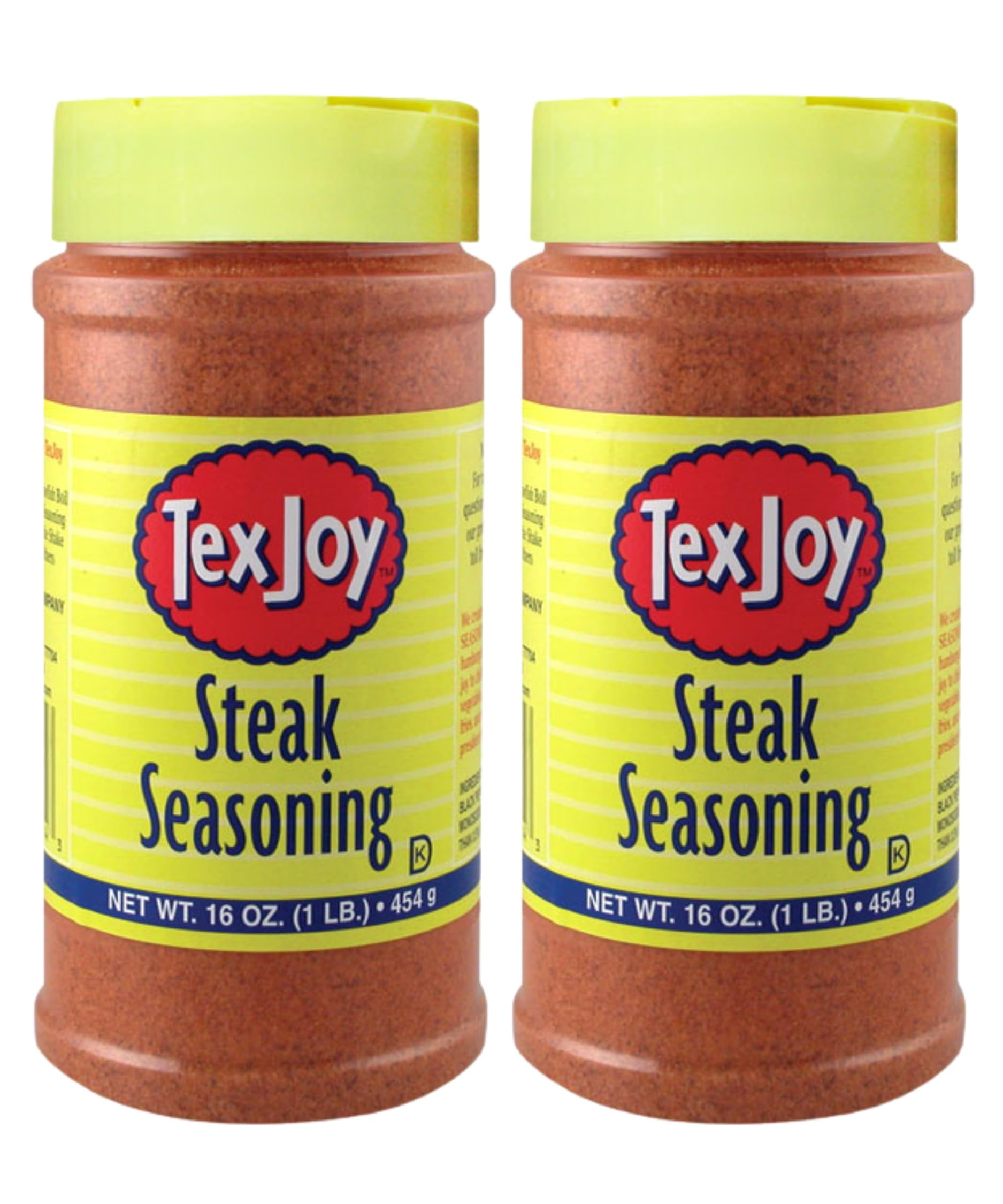 Texjoy Original Steak Seasoning BCF26 16 Oz (Pack of 2) - Walmart.com