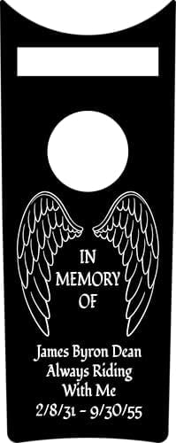 Text Memorial Angel Wings Dash Panel Console Insert! Compatible with ...