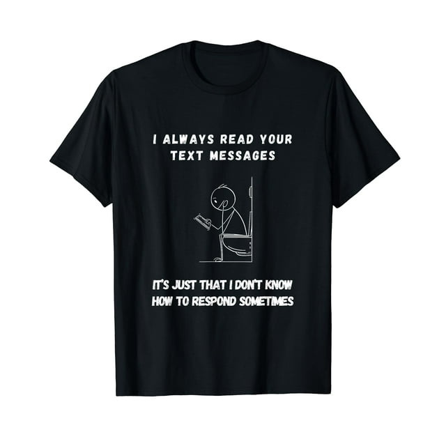 Text Messages Stickman Humor - The Ultimate Collection of T-Shirt ...
