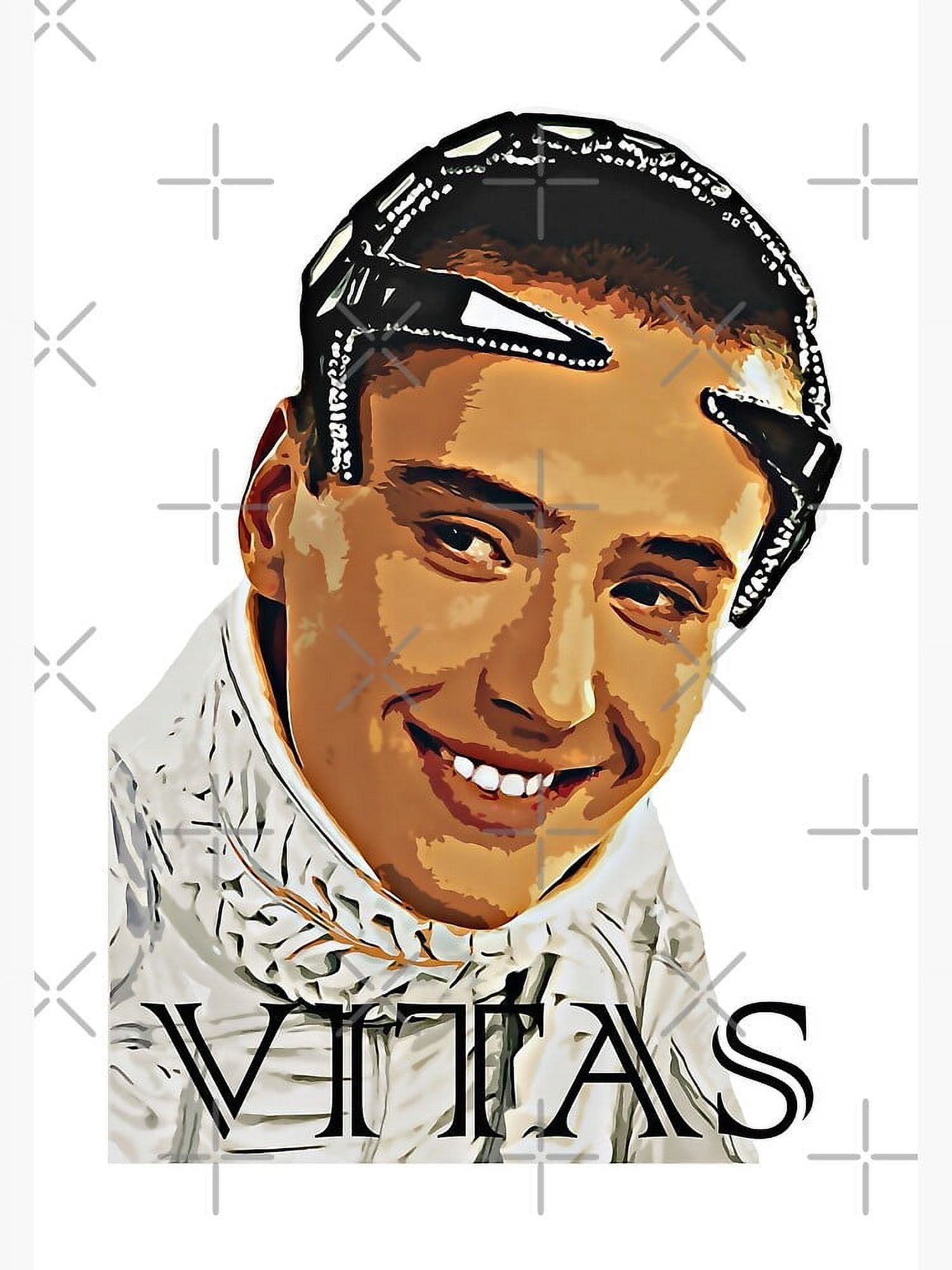 Text Vitas Smile Russian Singer Meme Modern Art Decor Unframe - Walmart.com