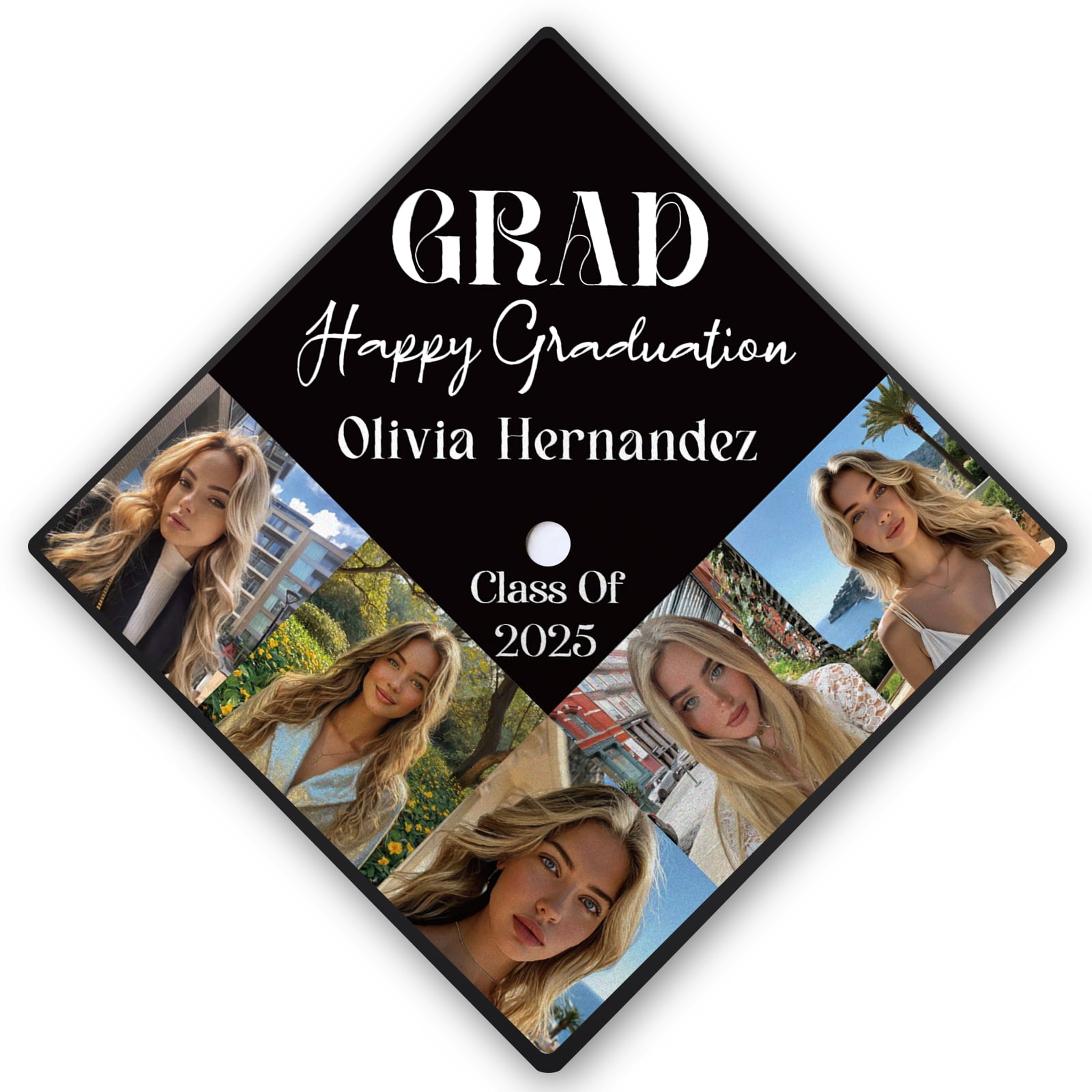 TextAura Feraurae Personalized Graduation Cap Toppers Class of 2025 ...