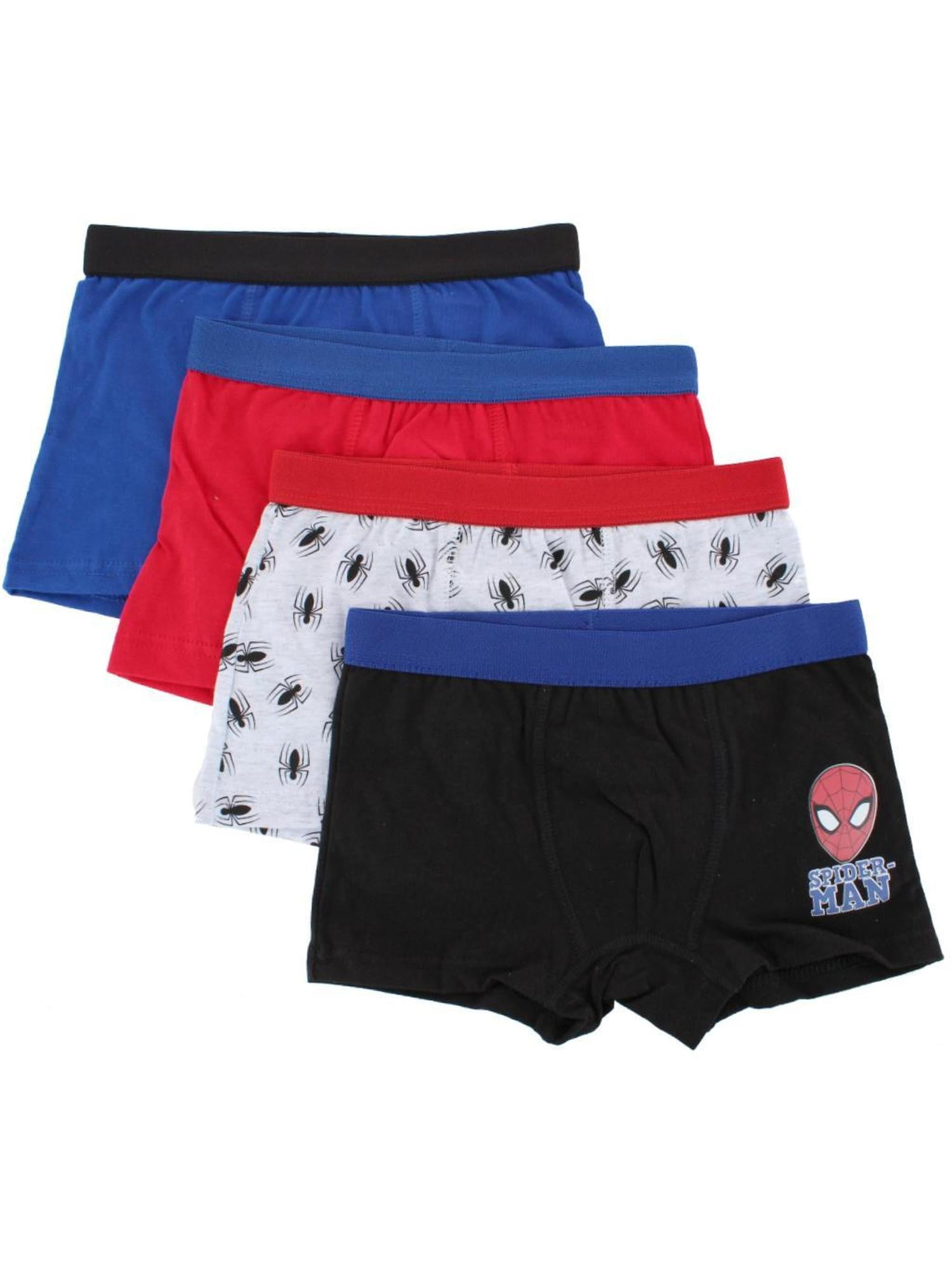 Textiel Trade Boy's Spiderman Boxer Briefs (4 Pack) - Walmart.com