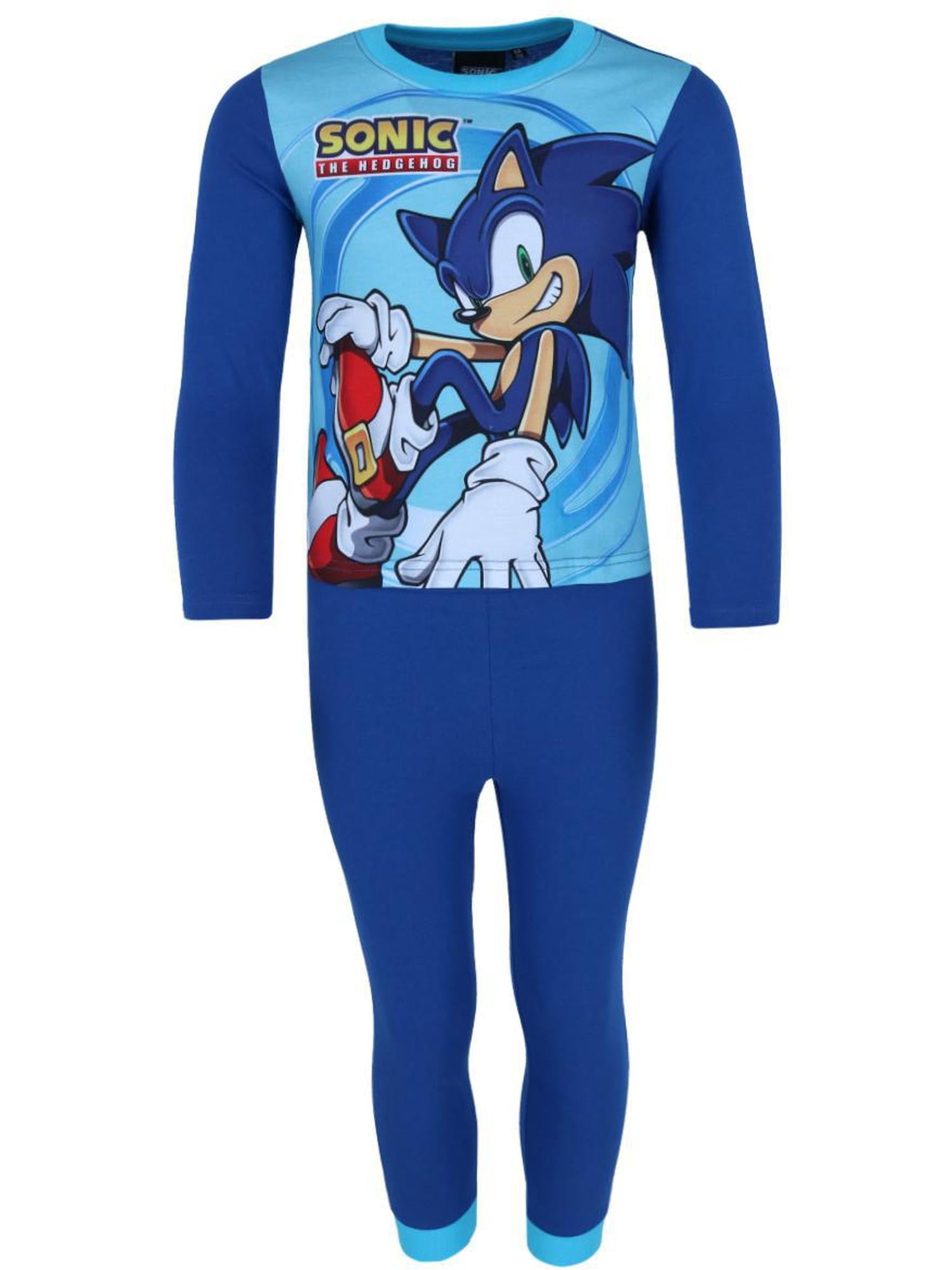 Textiel Trade Boys Sonic The Hedgehog Long Sleeve Pajama Set - Walmart.com