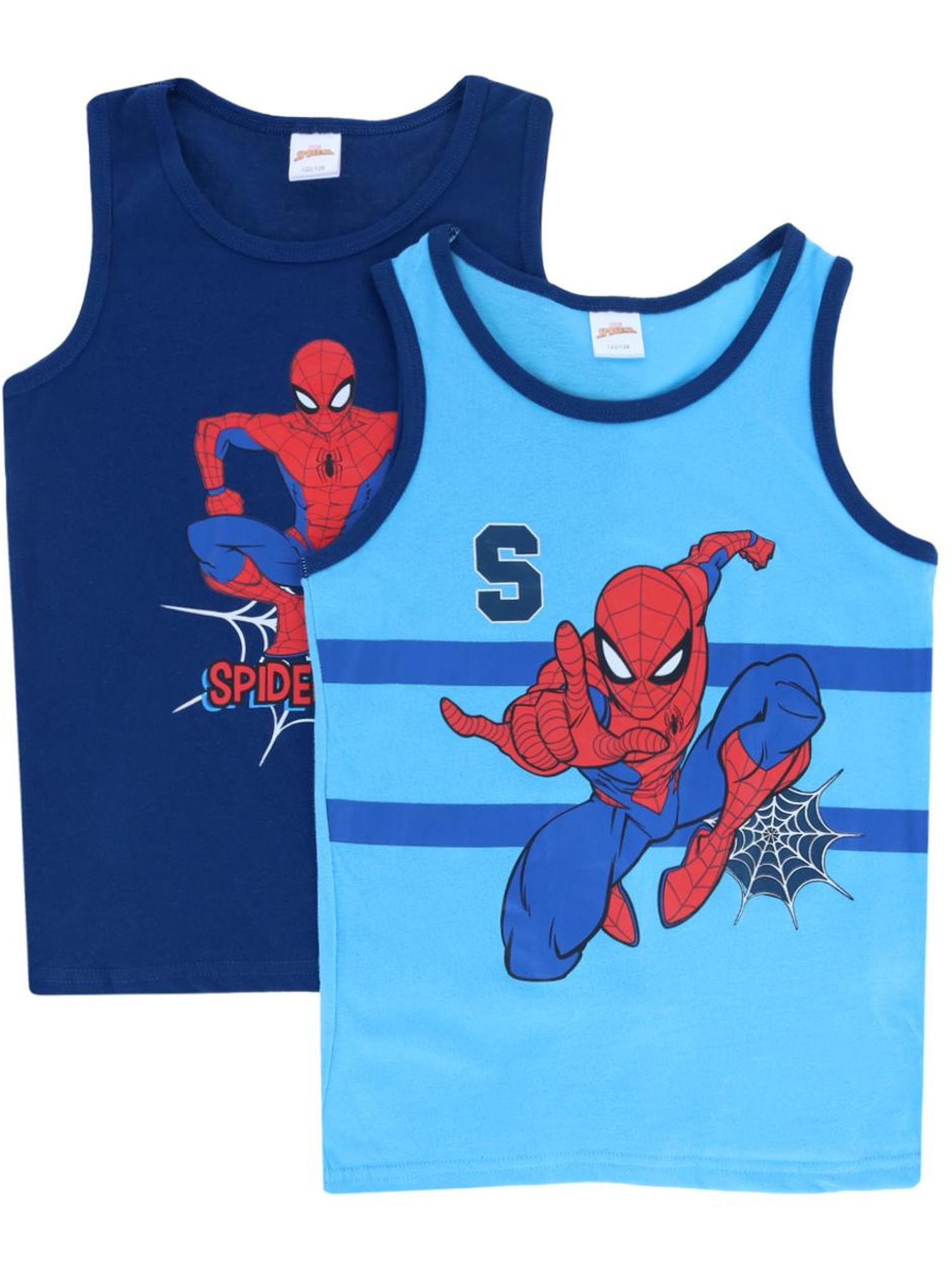 Textiel Trade Boys Spiderman Singlet Tank Tops (2 Pack) - Walmart.com