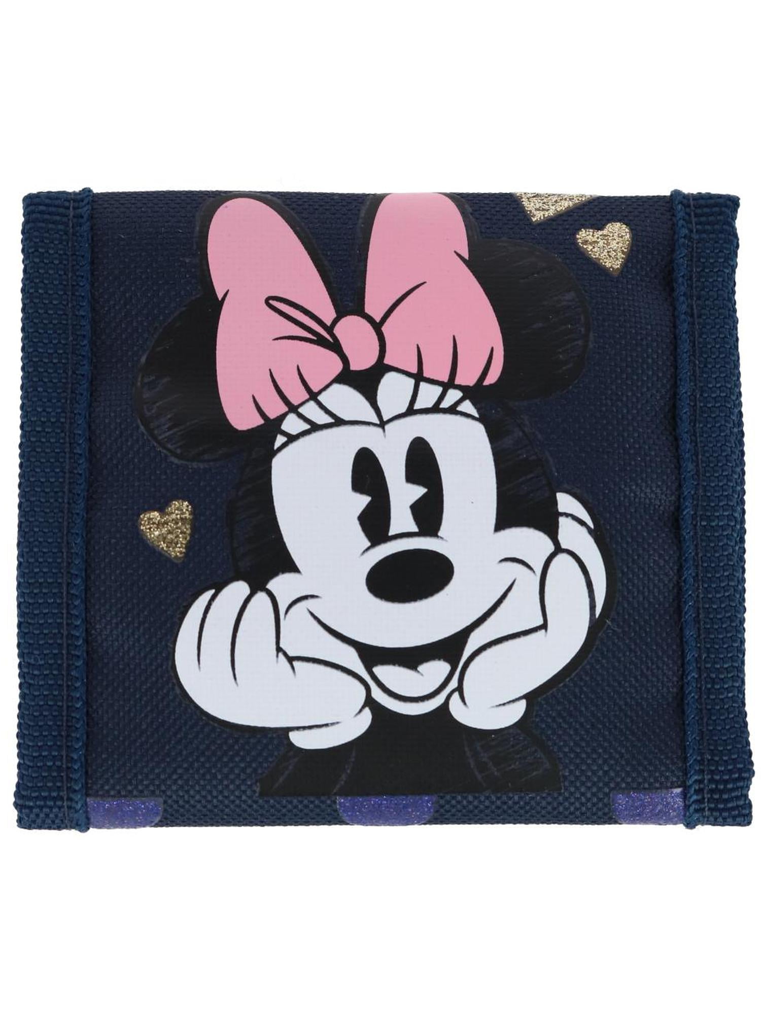 Textiel Trade Kid's Disney Minnie Mouse Bi-Fold Wallet with Hook & Loop Closure - Walmart.com