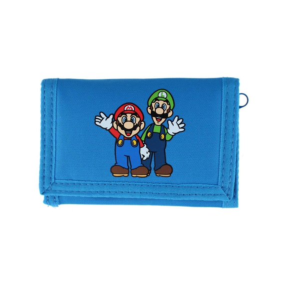Textiel Trade Kid's Nintendo Super Mario Brothers Tri-Fold Hook and ...