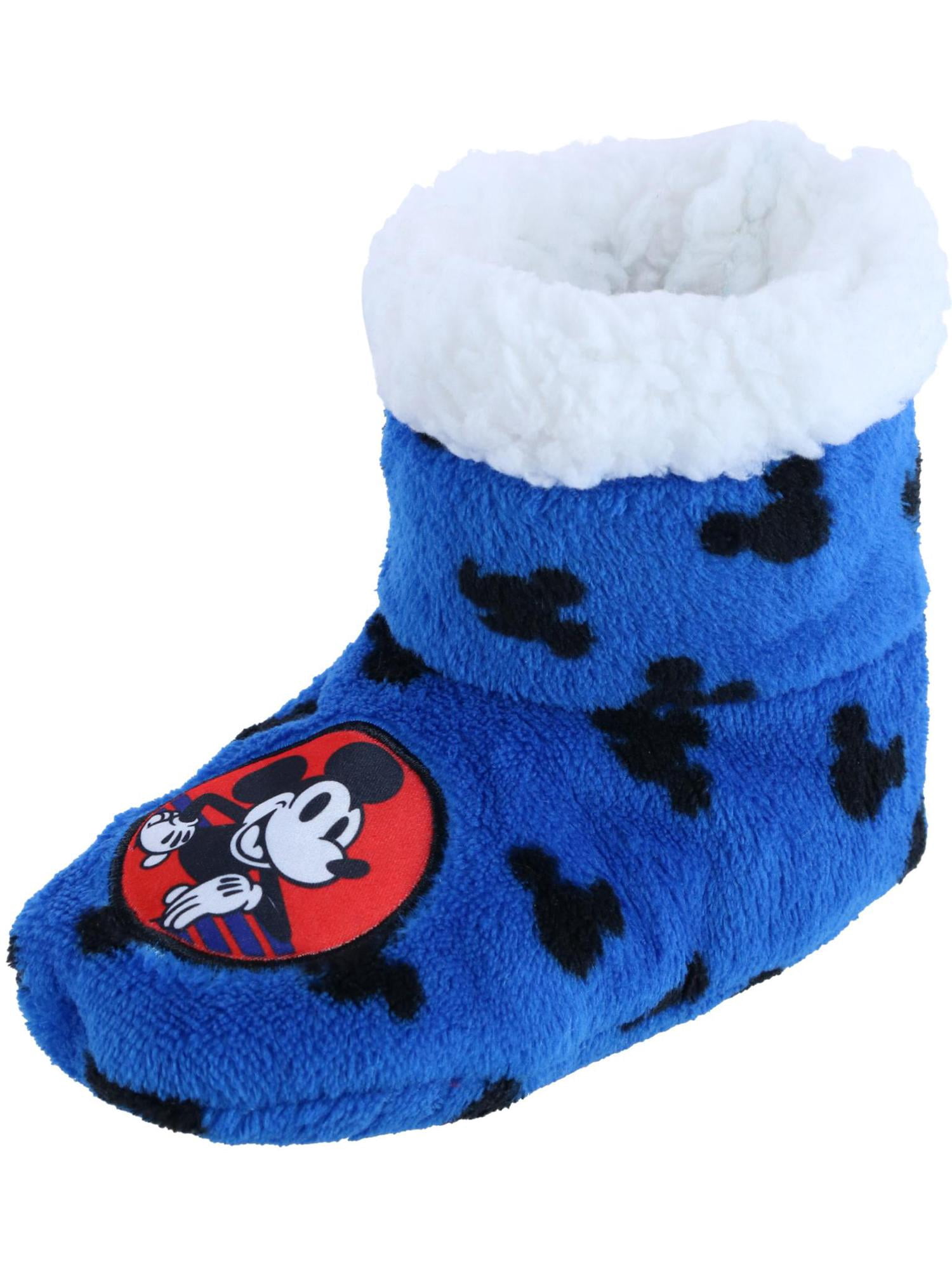 Textiel Trade Kids' Disney Mickey Mouse Print Bootie Slipper - Walmart.com